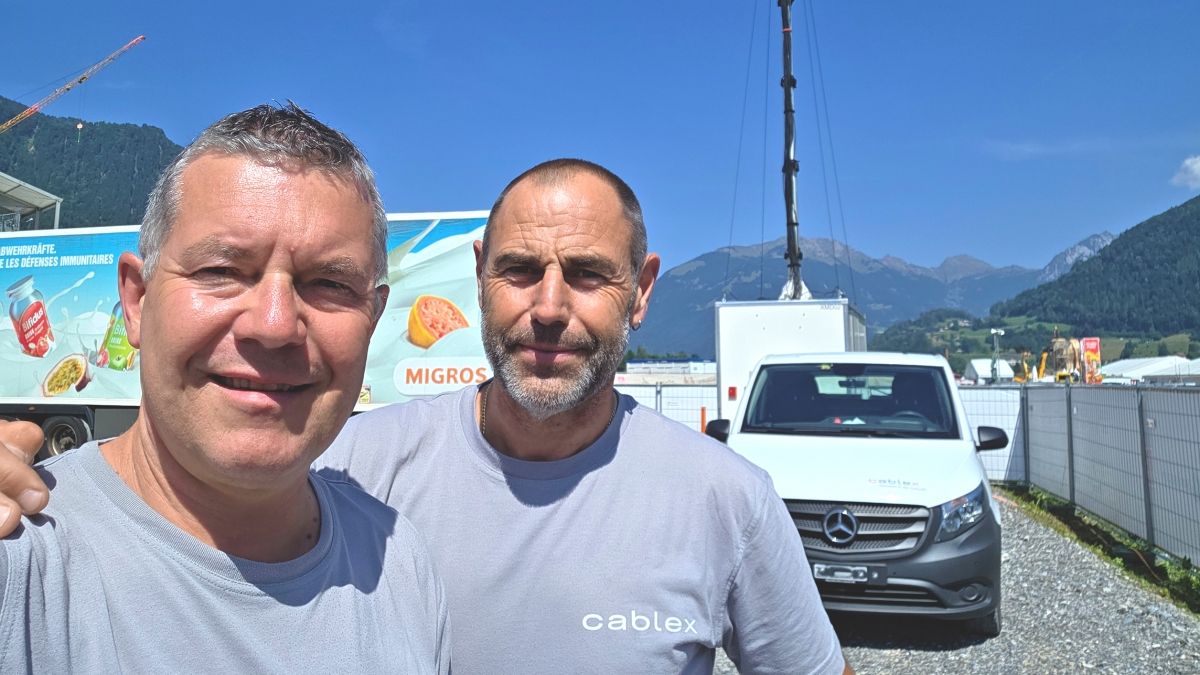 ESAF 2025: cablex sichert moderne Infrastruktur. | cablex.