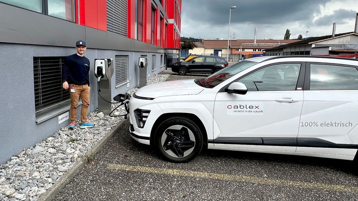 cablex is switching its vehicle fleet to e-cars. | cablex.