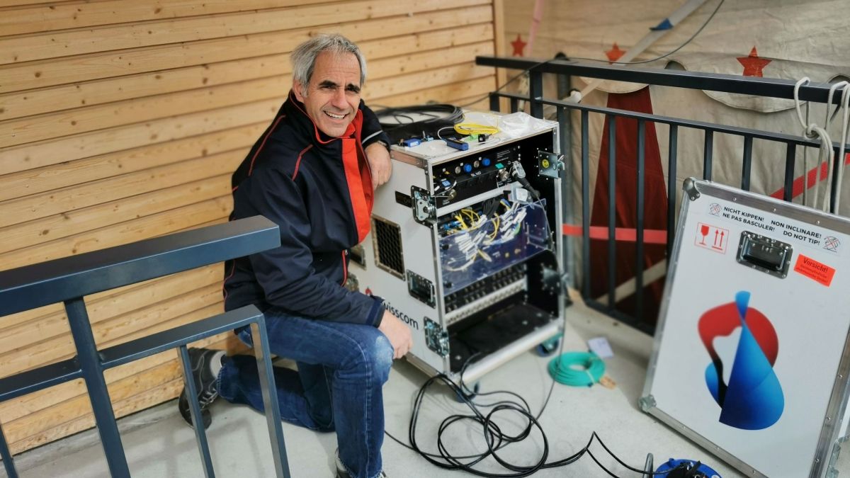 150 Meter Glasfaserkabel für "Zermatt unplugged". | cablex.